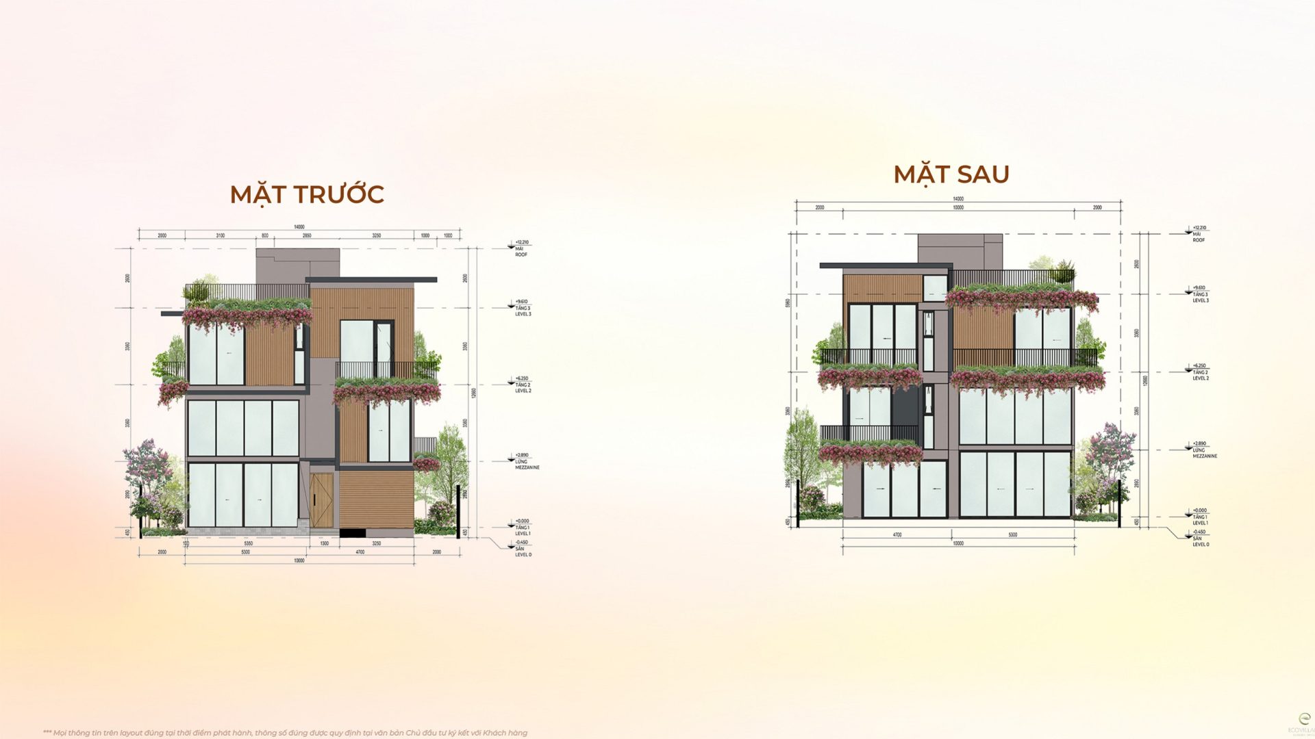 Mặt bằng Riverfront Villas EcoVillage Saigon River