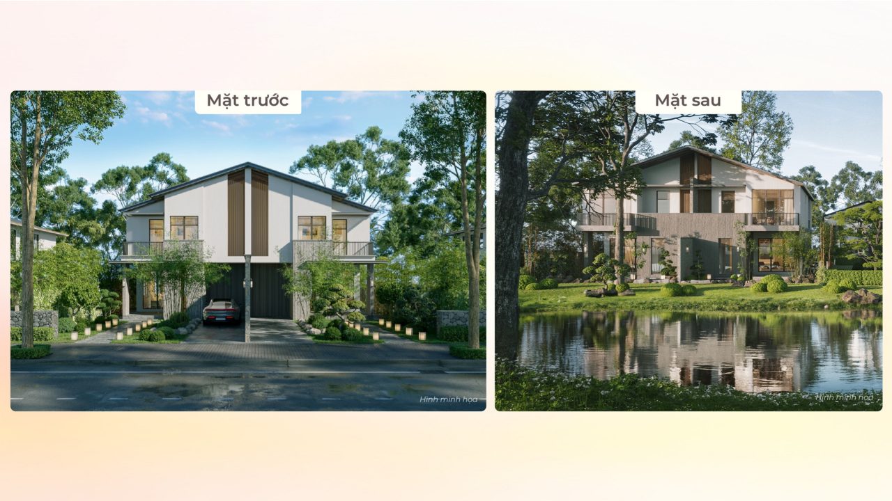 Mặt bằng và Layout Onsen Villas tại EcoVillage Saigon River