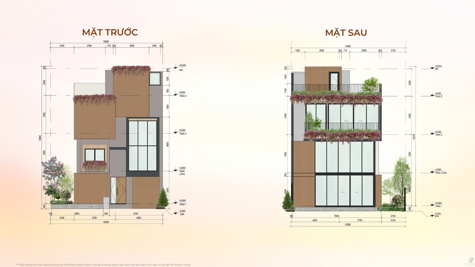 Mặt bằng Riverfront Villas EcoVillage Saigon River