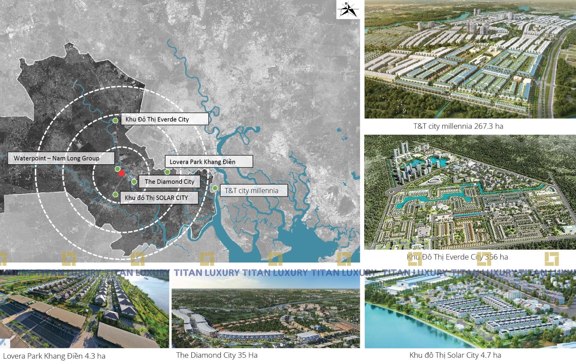Cập nhật các dự án Bất động sản tại Long An