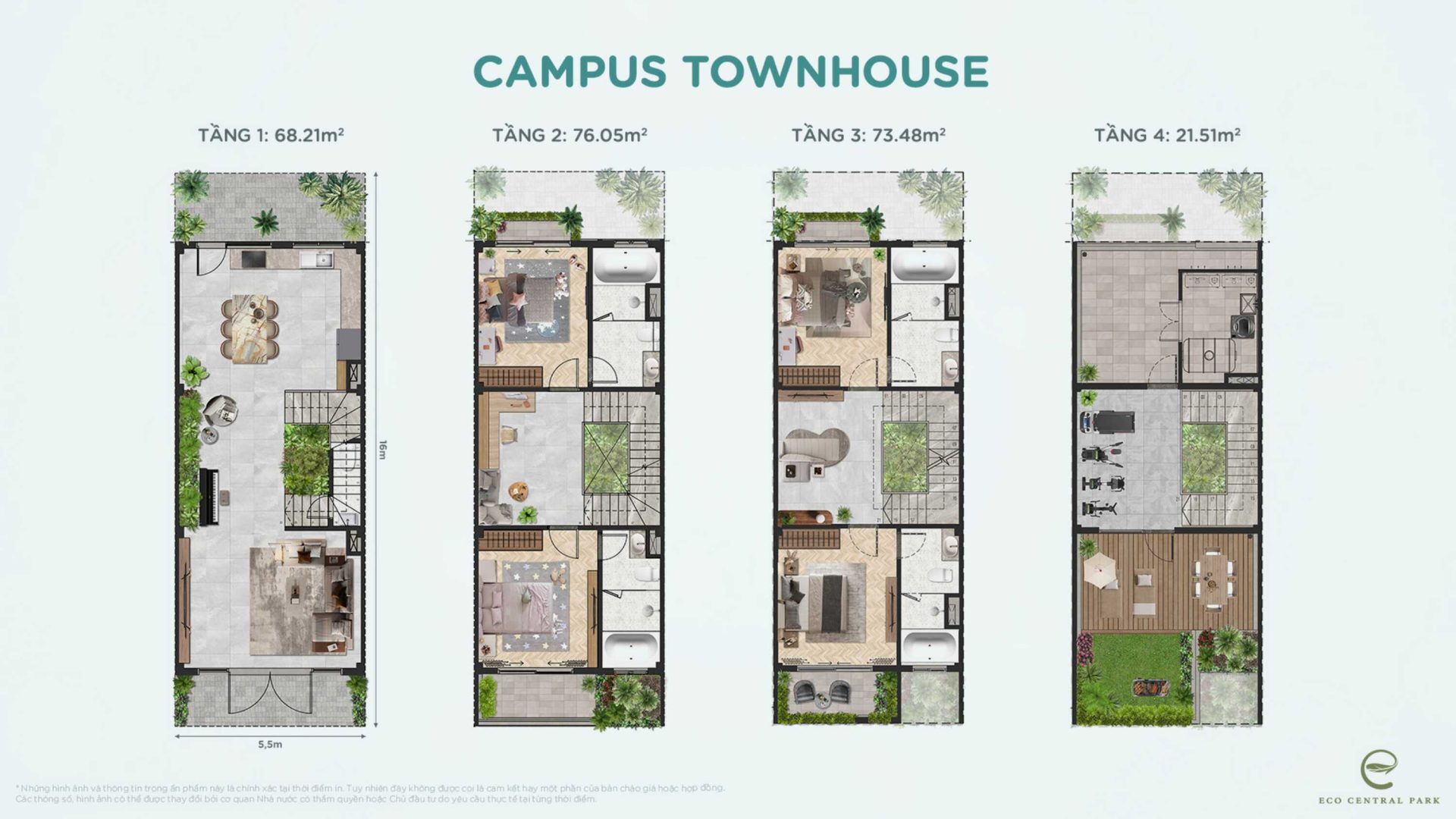 Mặt bằng và Layout phân khu The Campus có ưu điểm gì?
