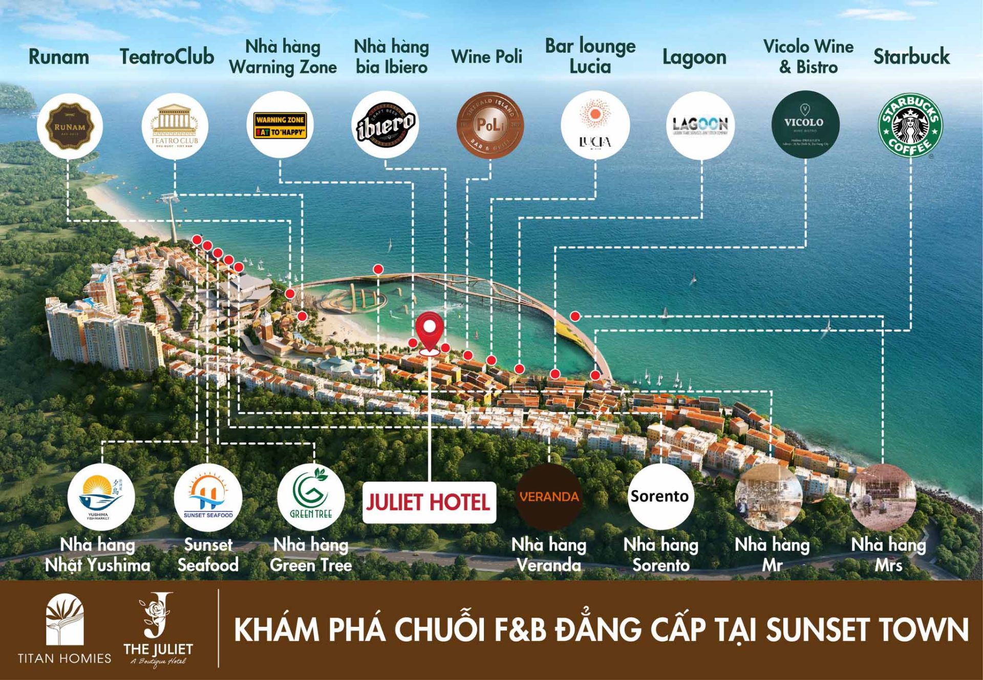 Khám phá sức sống thương mại tại Sunset Town, Phú Quốc