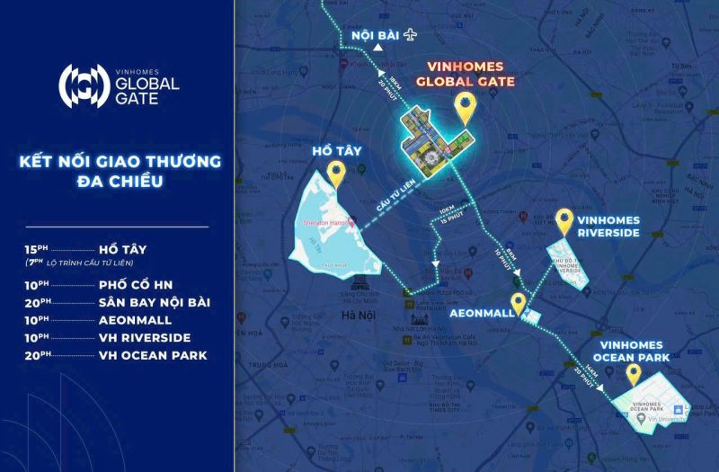 Vin Cổ Loa: vị trí chiến lược, giao thông thuận tiện